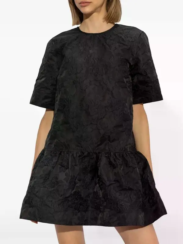 GANNI Botanical Jacquard Mini Dress