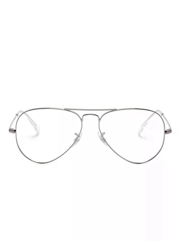 Ray-ban Aviator Frame Glasses - Silver