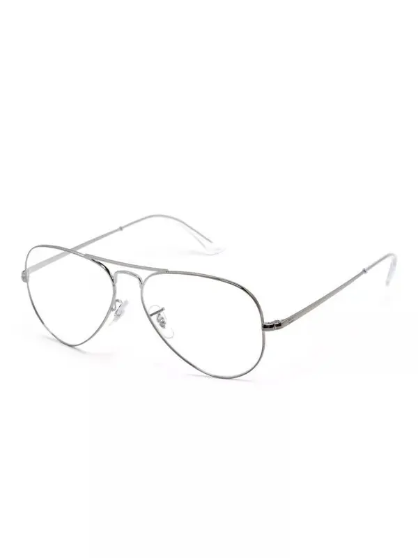 Ray-ban Aviator Frame Glasses - Silver