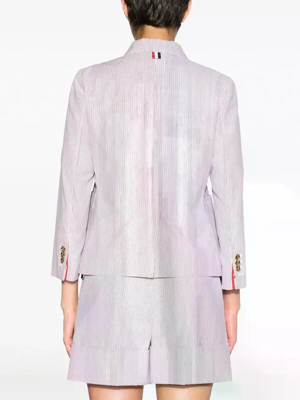 Thom Browne Striped Double-breasted Jacket