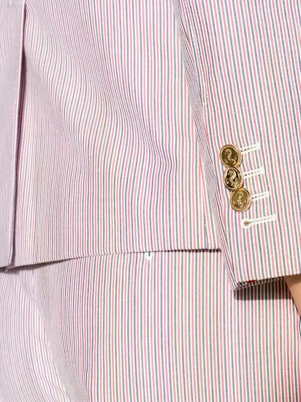Thom Browne Striped Double-breasted Jacket
