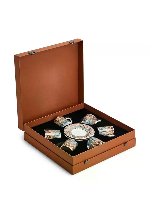 Missoni Zig Zag Jarris Zigzag-print Coffee Cup Set
