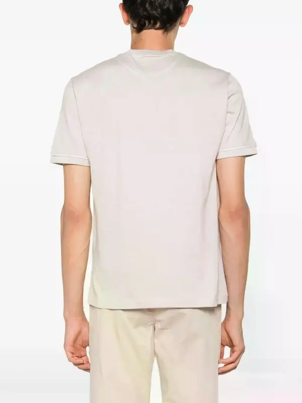 Eleventy Logo-embroidered Cotton T-shirt