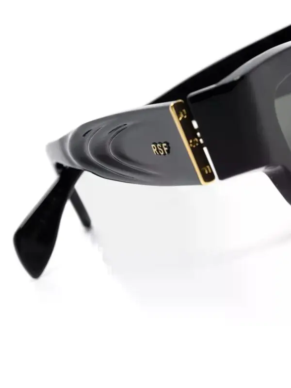 RETROSUPERFUTURE Nameko Rectangle-frame Sunglasses - Black