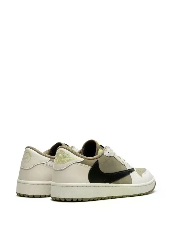 JORDAN X Travis Scott 1 Low Golf Sneakers