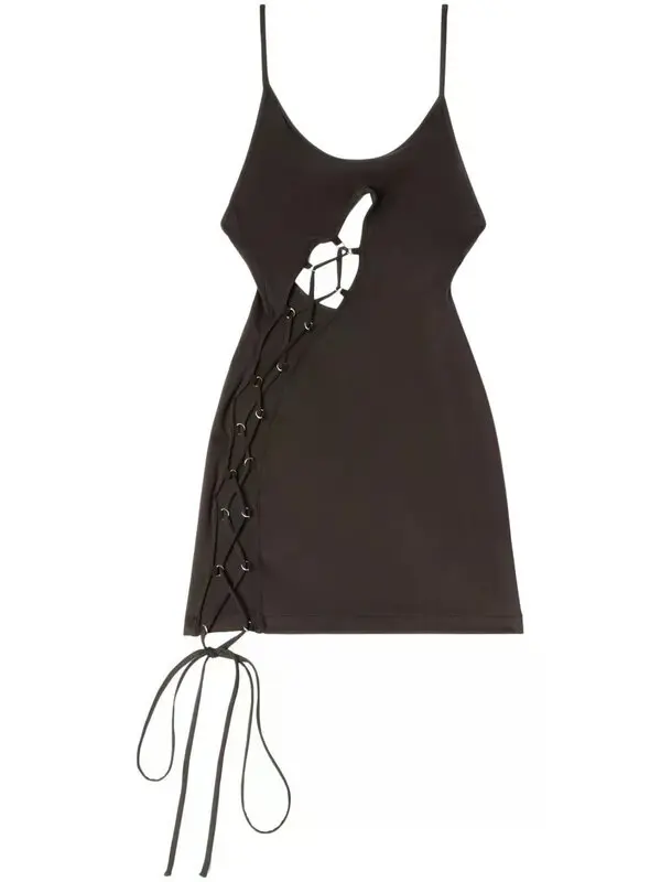 Heron Preston Stretch Minidress - Black