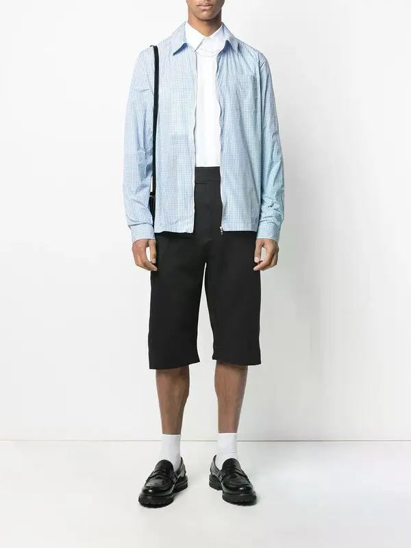 Prada Logo Patch Cropped Trousers