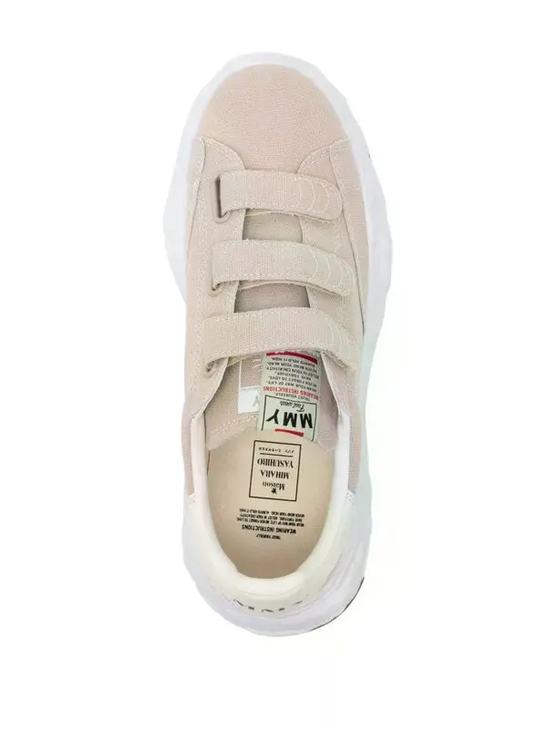 Mihara Yasuhiro Charles Touch-strap Sneakers - Neutrals