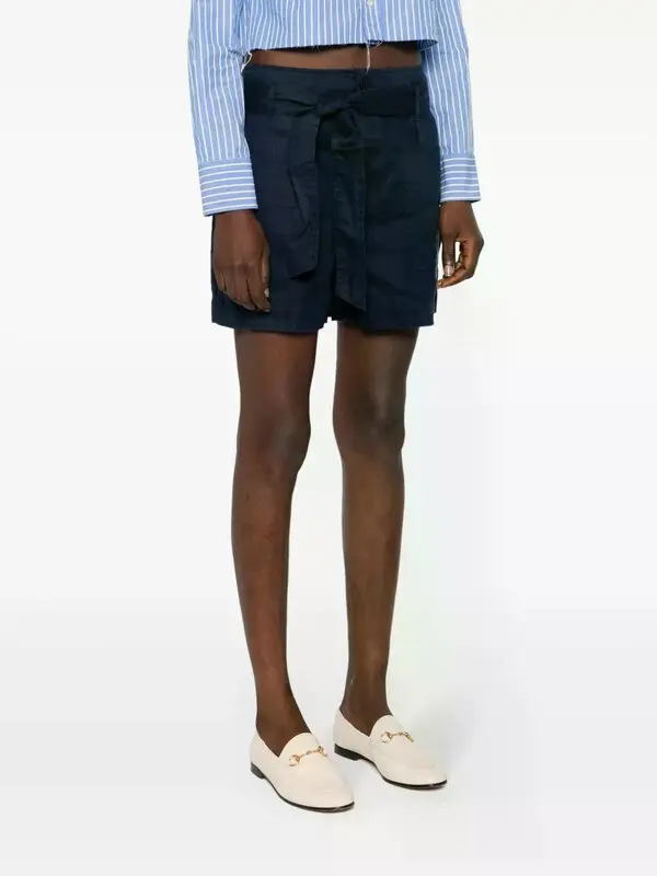 Ralph Lauren Belted Linen Shorts