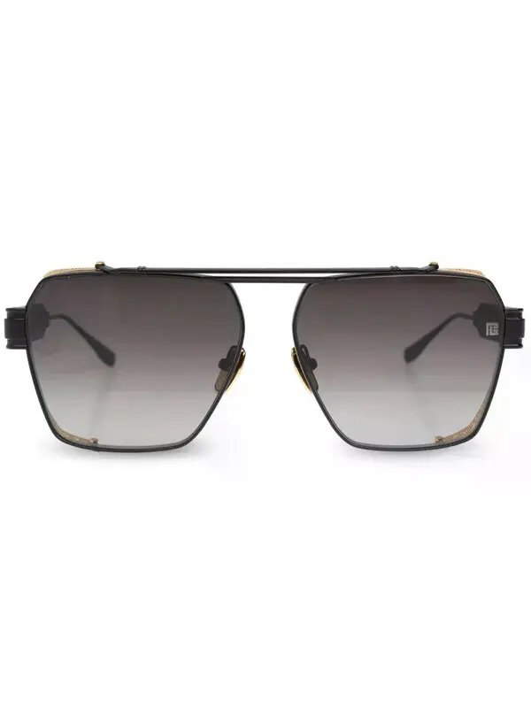 Balmain Premier Pilot Sunglasses - Black