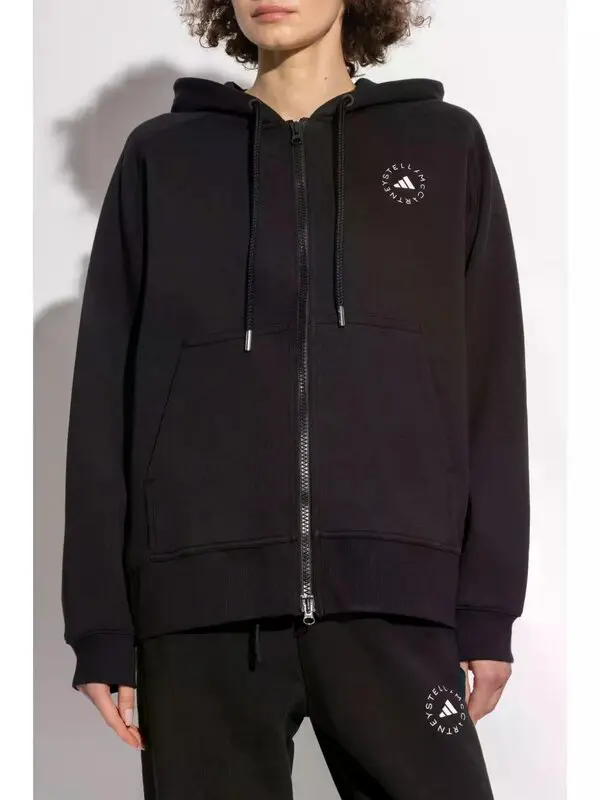 Adidas By Stella McCartney Zip Hoodie Jacket - Black