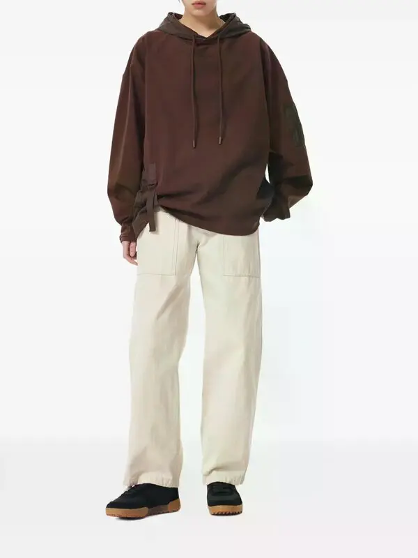 STUDIO TOMBOY Drawstring-hooded Sweatshirt - Red