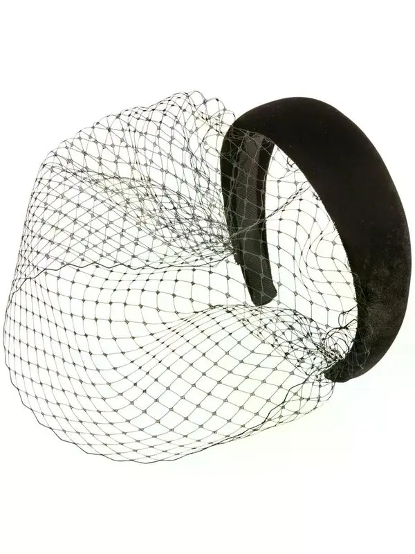 JENNIFER BEHR Kate Velvet Headband - Black