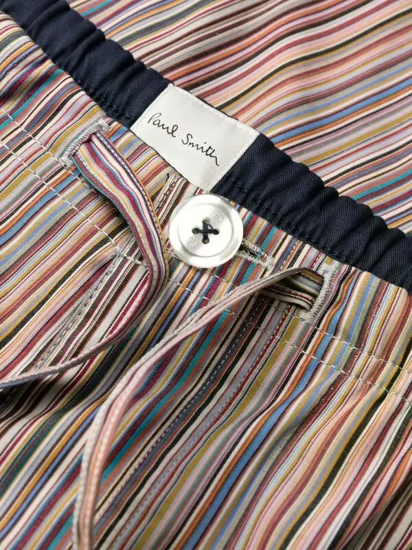 Paul Smith Artist Stripe Cotton Pajamas