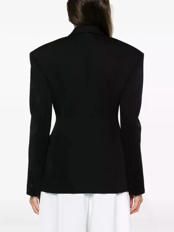 Valentino Garavani Bow-embellished Double-breasted Blazer