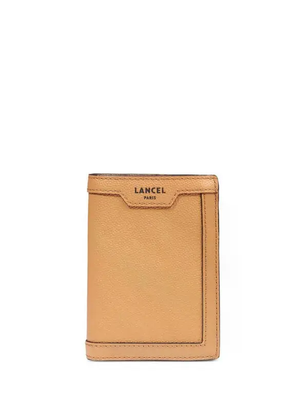 LANCEL Charlie Leather Wallet - Neutrals