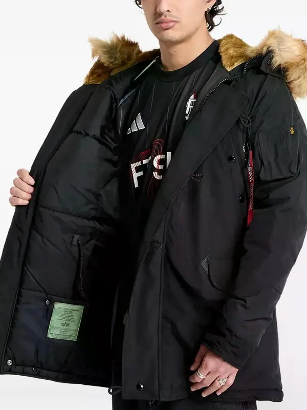 Alpha Industries Explorer Fur-trimmed Parka Jacket