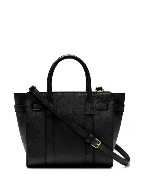 Mulberry Mini Zipped Bayswater Tote - Black
