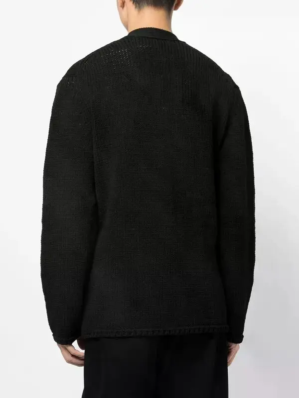Comme Des Garçons Braided-band V-neck Cardigan