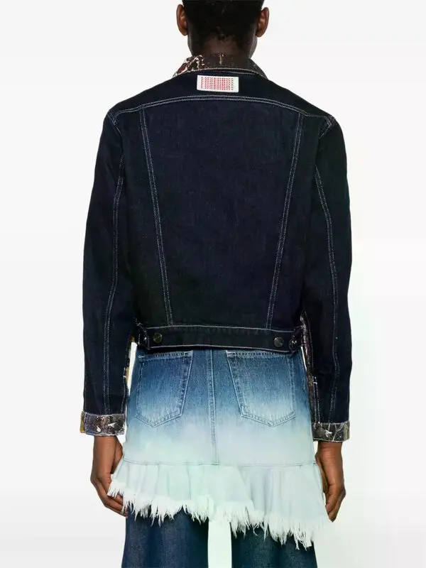 CHARLES JEFFREY Painted Denim Jacket