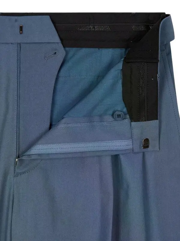 STUDIO TOMBOY Pintuck-detail Trousers - Blue