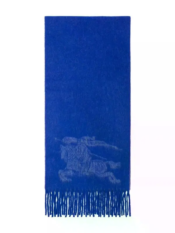 Burberry Equestrian Knight Felted Scarf