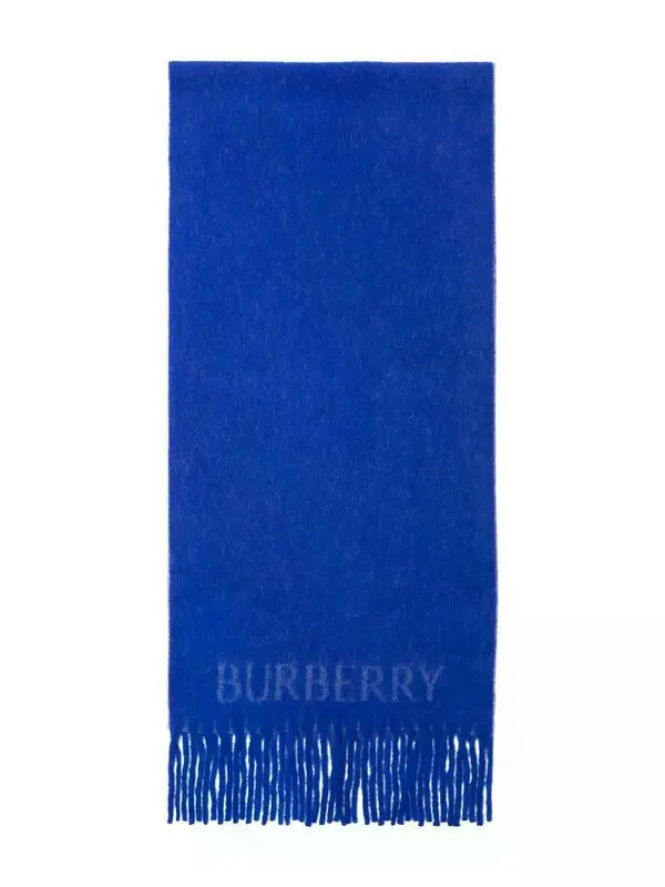 Burberry Equestrian Knight Felted Scarf