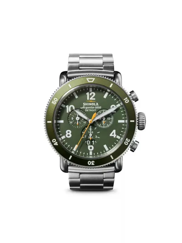 Shinola Runwell Sport Chrono 48mm - Silver