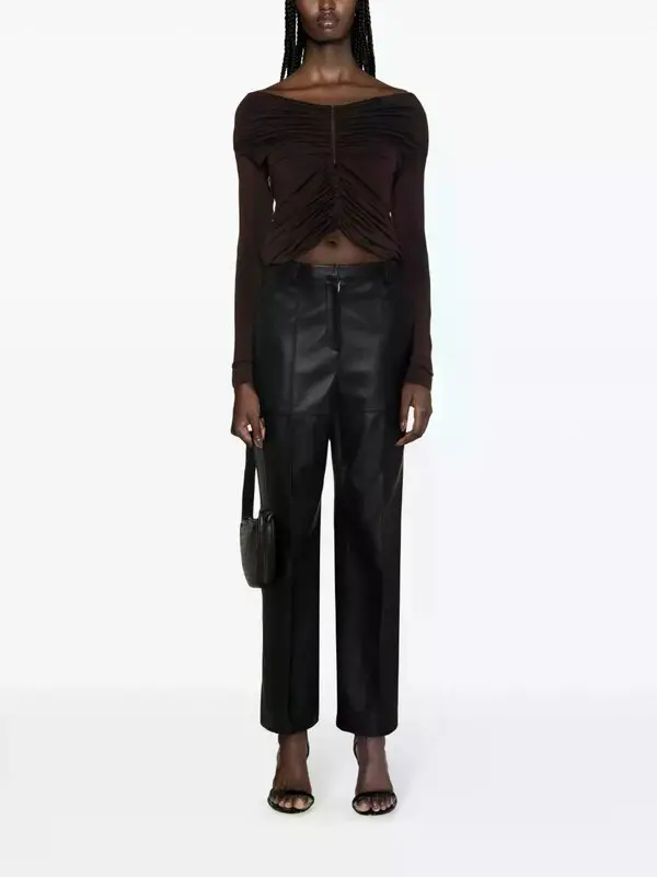 Dolce & Gabbana Gathered-detail Virgin-wool Jersey