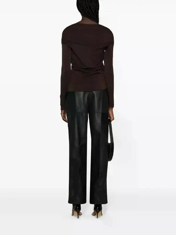 Dolce & Gabbana Gathered-detail Virgin-wool Jersey