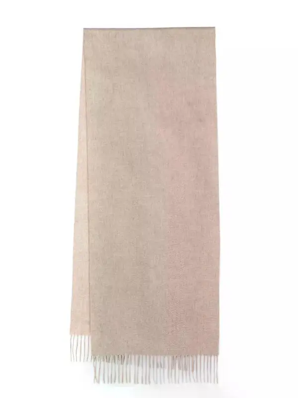 N.peal Large Woven Scarf - Neutrals