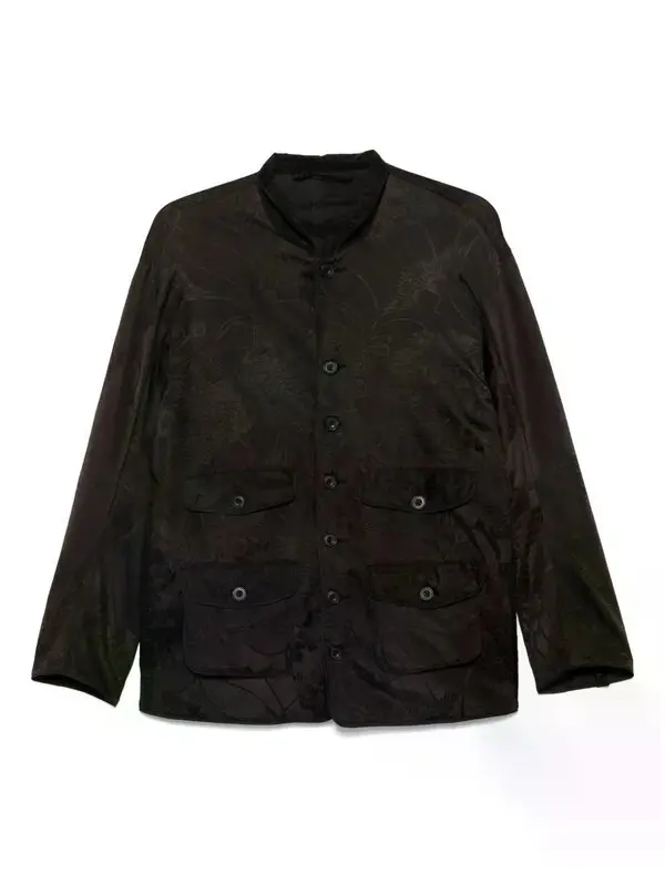 CHRISTIAN PEAU Silk Jacquard Jacket
