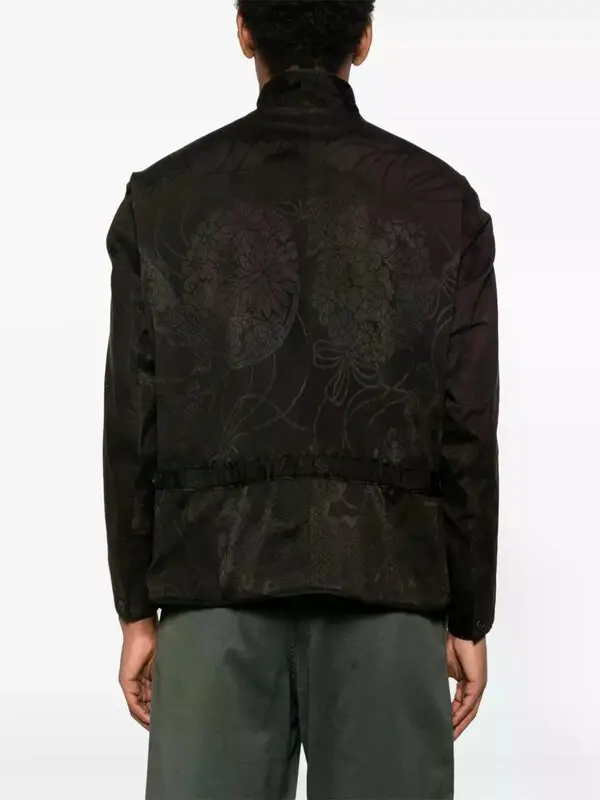 CHRISTIAN PEAU Silk Jacquard Jacket