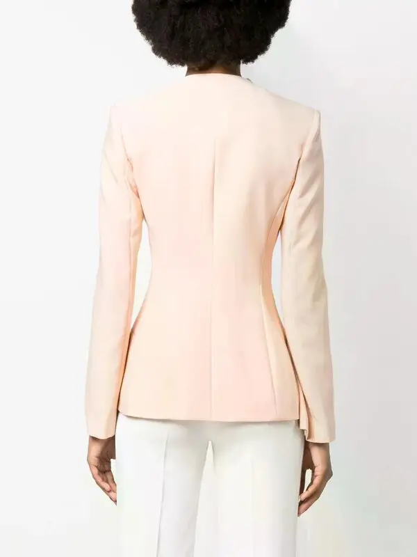 GENNY Single-breasted Asymmetric-lapel Blazer