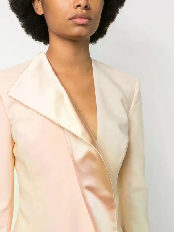 GENNY Single-breasted Asymmetric-lapel Blazer