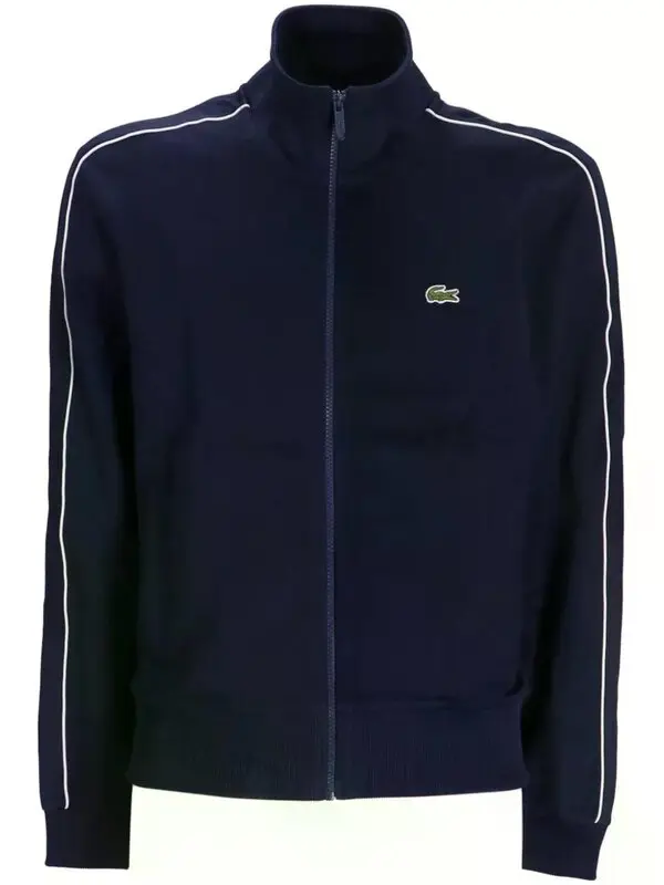 Lacoste Logo Appliqué Side-stripe Sweatshirt