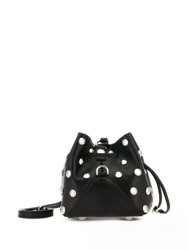 Hogan Stud-embellished Bucket Bag - Black