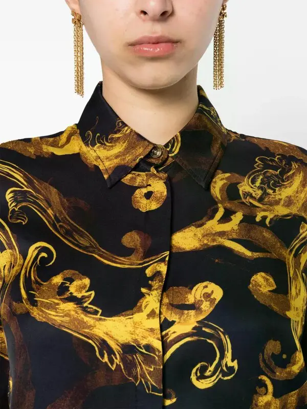 Versace Watercolour Couture Print Shirt