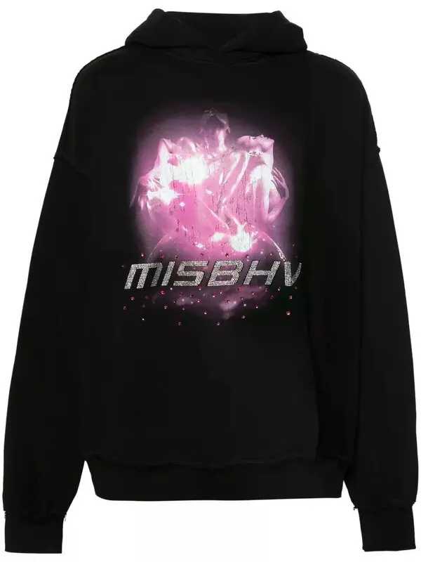 MISBHV Graphic-print Hoodie - Black
