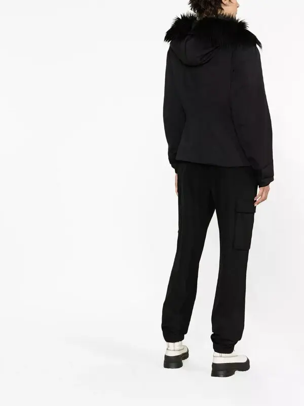 Prada Logo-patch Hooded Jacket