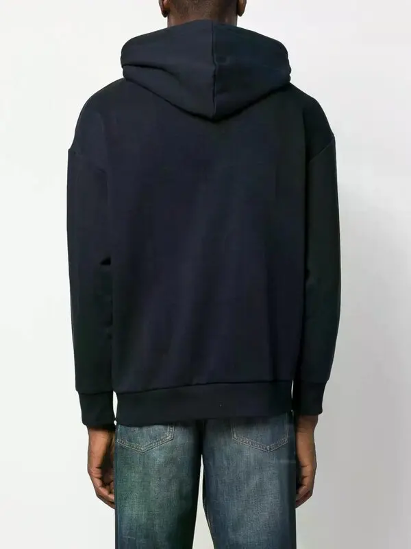 BOSS Logo-embroidered Drawstring Hoodie