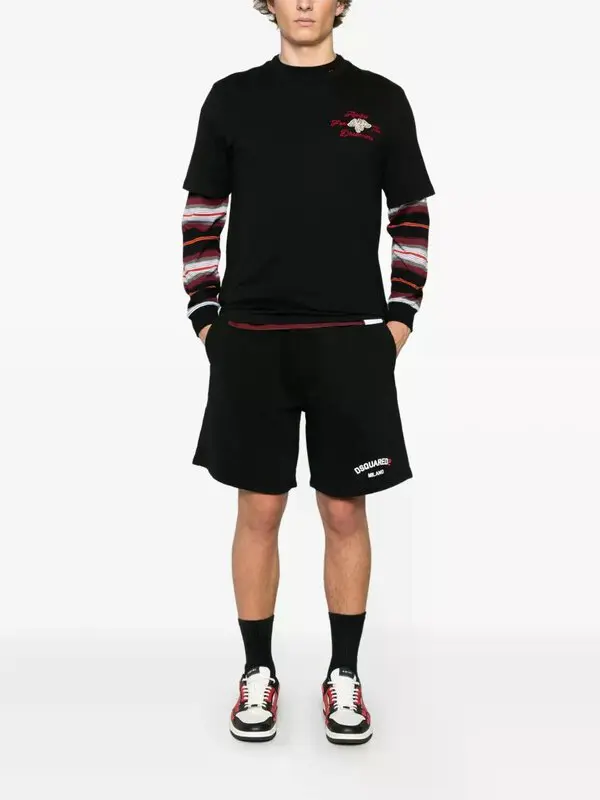 Dsquared2 Logo-raised Track Shorts