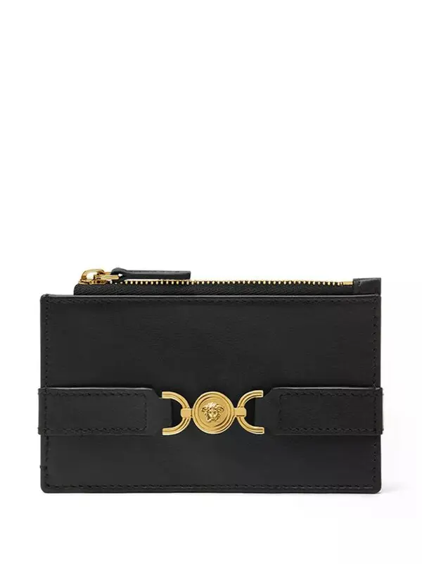 Versace Medusa '95 Leather Card Holder - Black