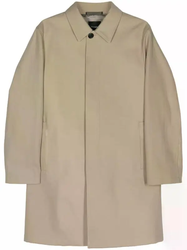 Theory Twill Midi Coat