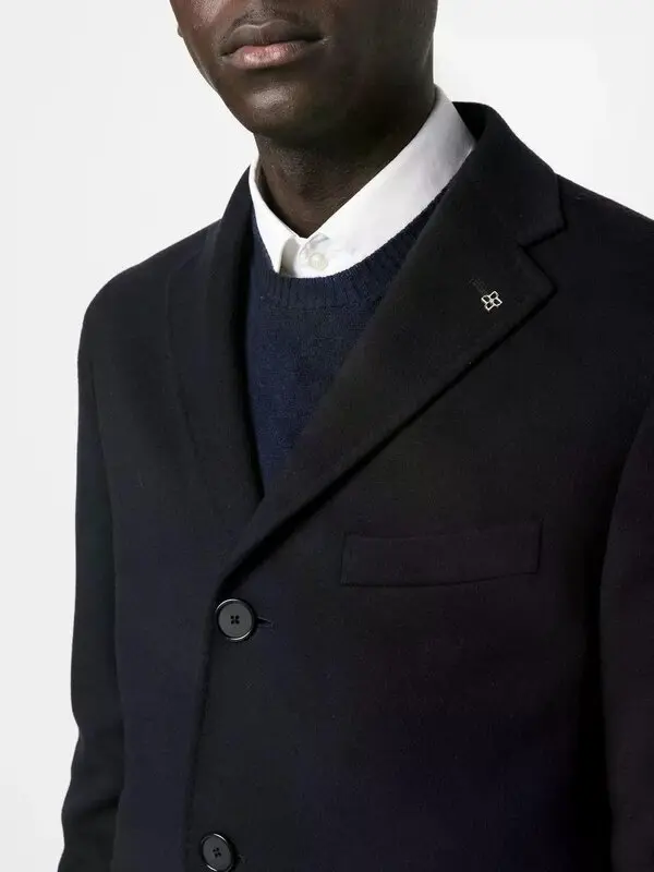 Tagliatore Single-breasted Cashmere Coat