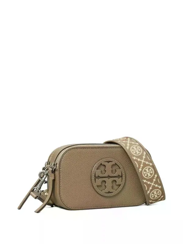 Tory Burch Mini Miller Leather Crossbody Bag - Neutrals