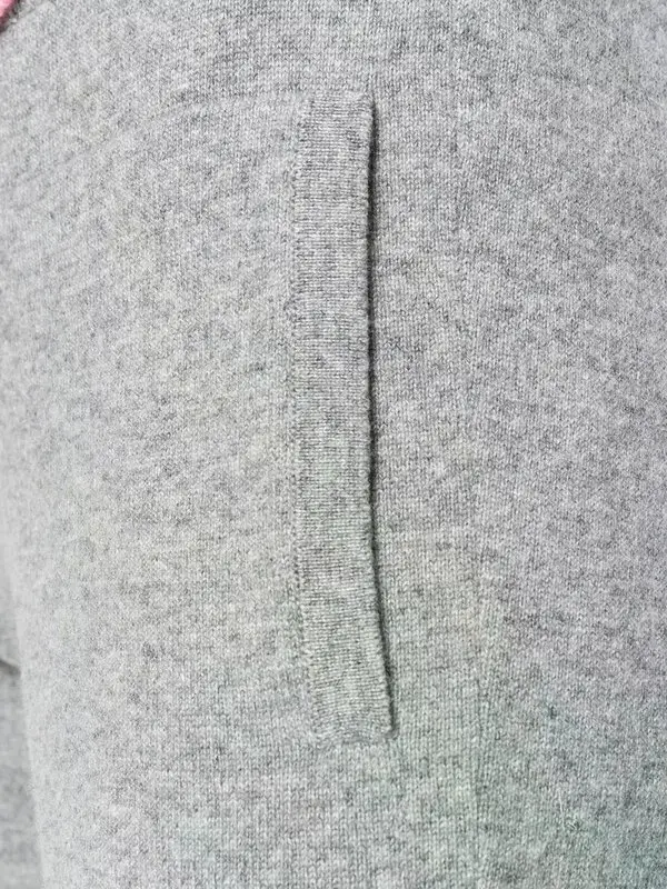 BARRIE Drawstring Cashmere Track Pants - Grey