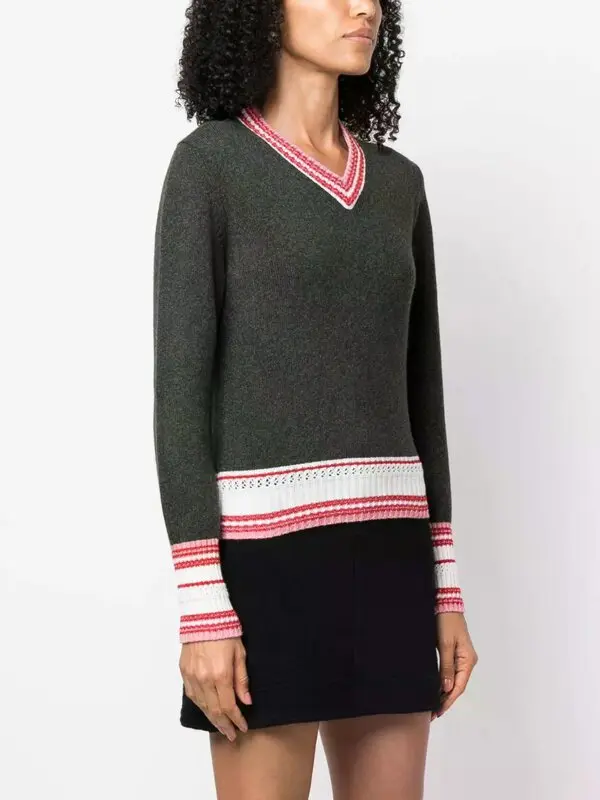 BARRIE V-neck Cashmere Sweater