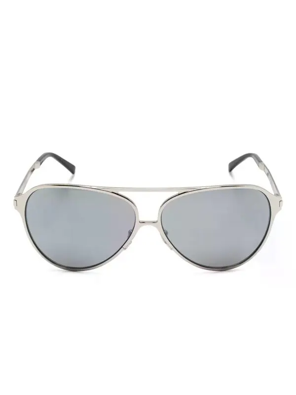 Saint Laurent Pilot-frame Sunglasses - Silver