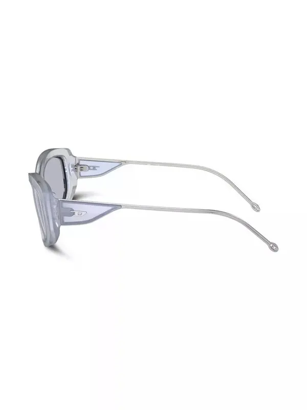 DIESEL® Logo-plaque Cat-eye Sunglasses